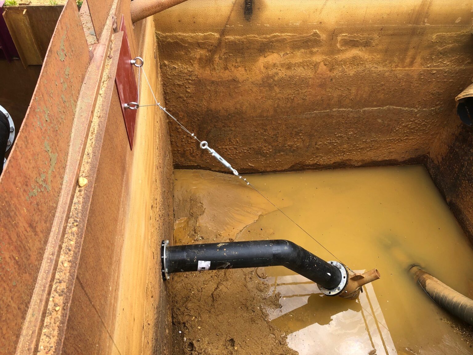 Silt Pump Pipework and Motor Support Upgrade - Boast Site Services Ltd